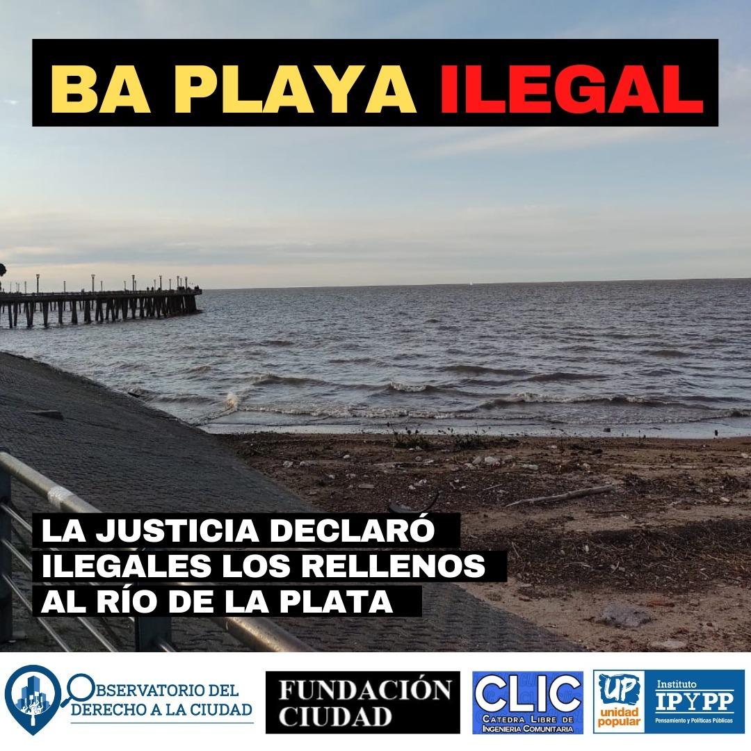 La Justicia frenó los rellenos ilegales de la Ciudad en BA Playa