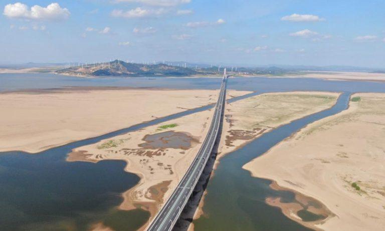 El lago más grande de China cayó al menor nivel registrado en diez años