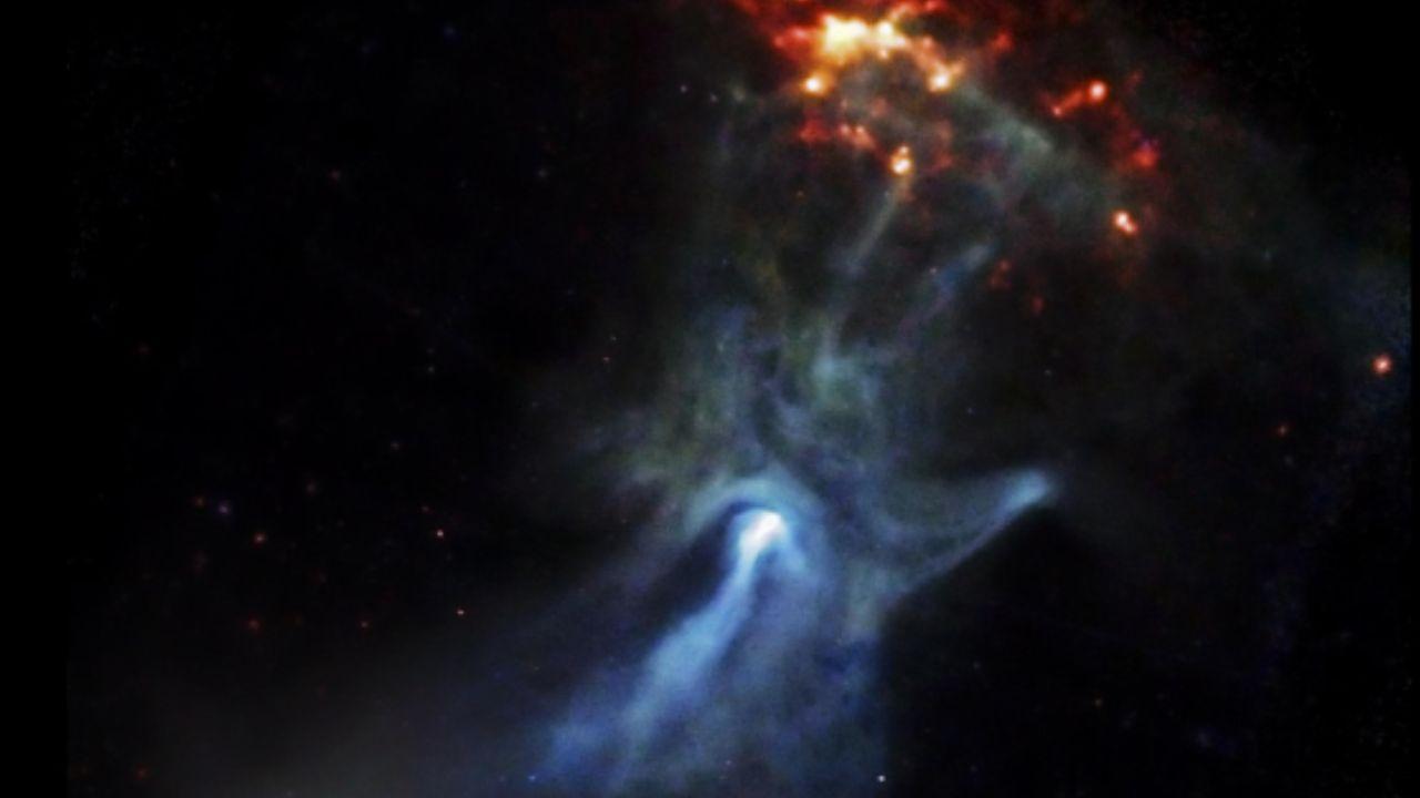 La NASA captó un fenómeno astronómico igual a “La mano de Dios” de Maradona