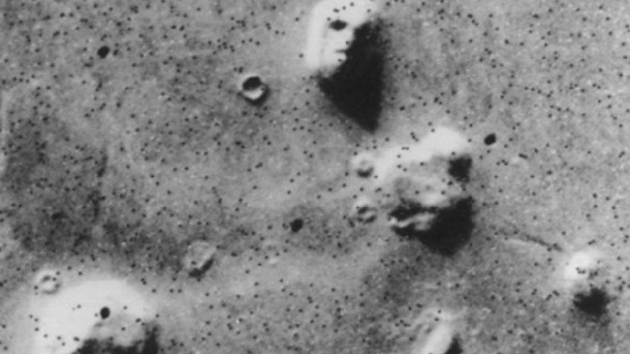 La NASA difundió una imagen de un “rostro humano” en Marte