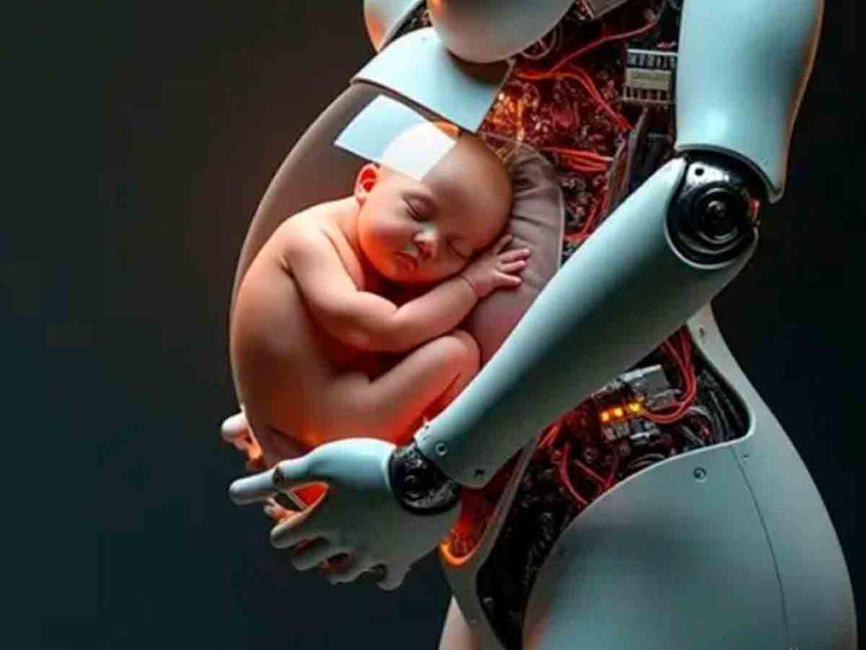 Crean el primer robot humanoide capaz de gestar un bebé humano