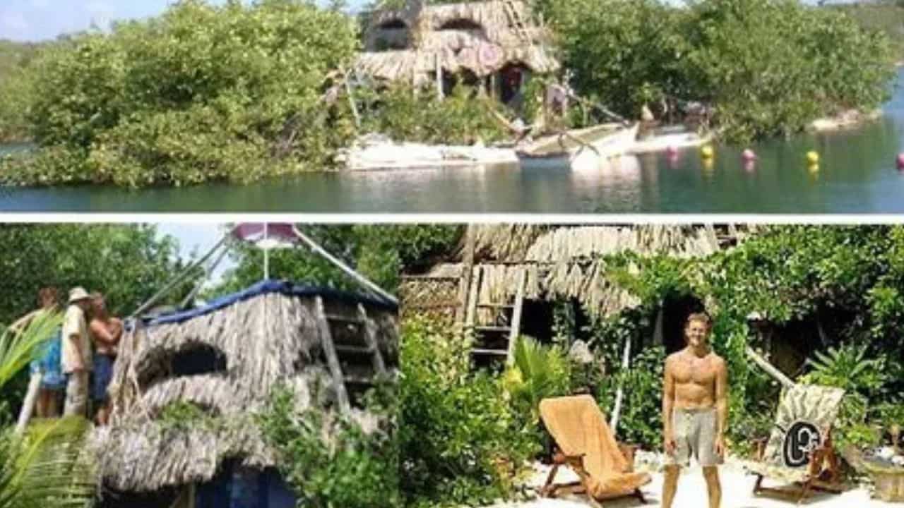 Construyó una isla artificial de mil metros cuadrados con 150 mil ...