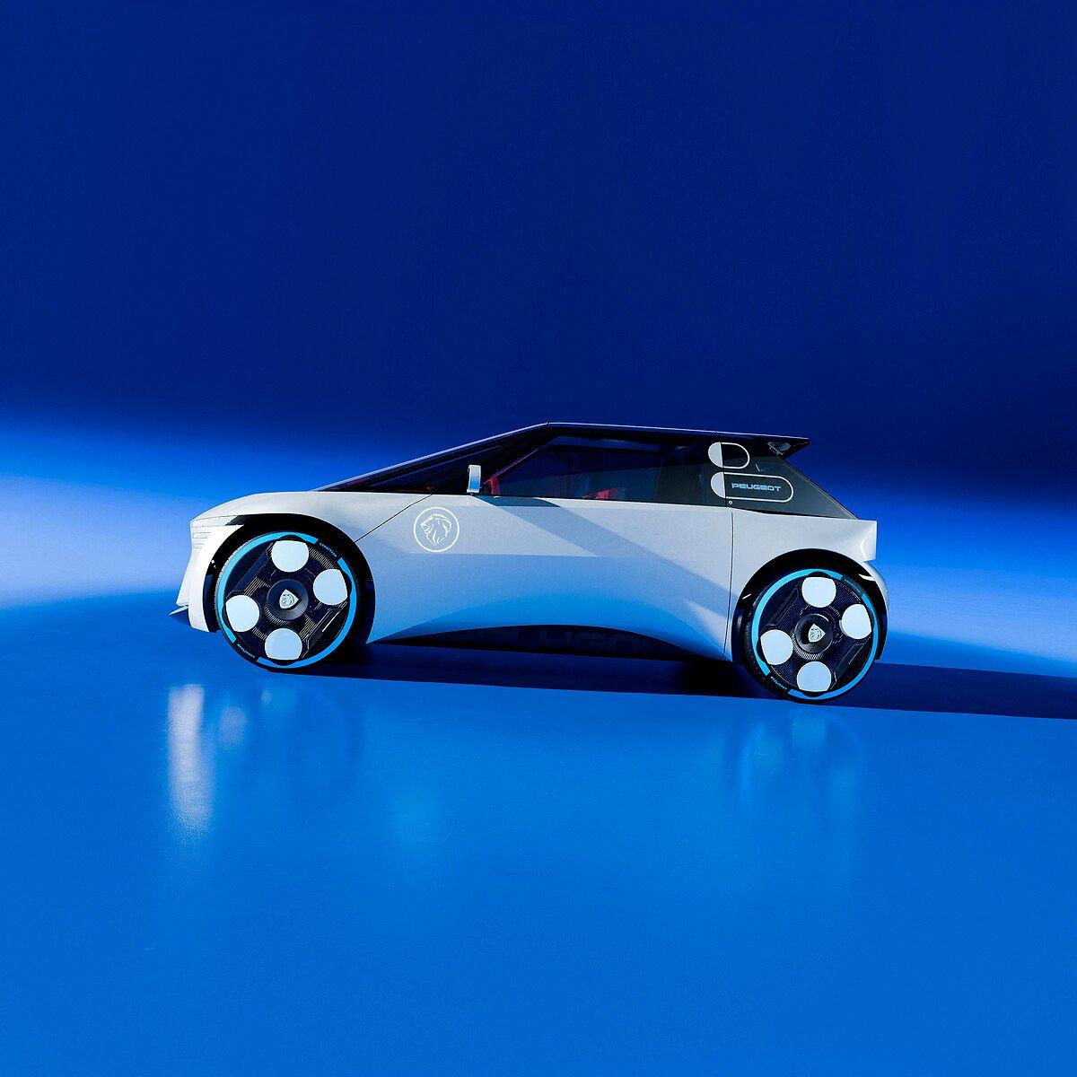 Así es el Polygon Concept de Peugeot, el auto futurista hecho con ...